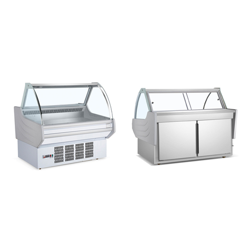 3 meter length compressor build out with glass door flower display ...