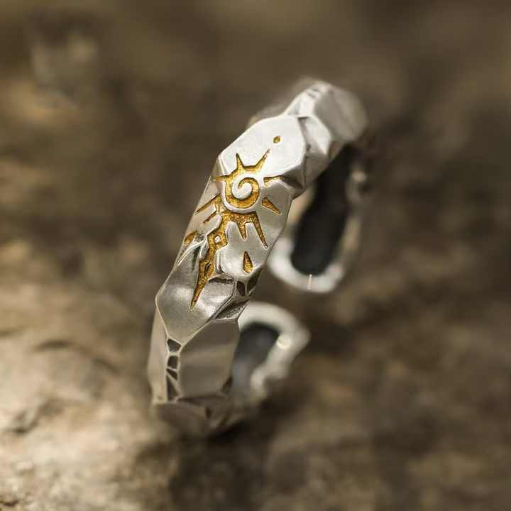 2024 Self Discipline Ring - Trendy Men's Wishing Stone