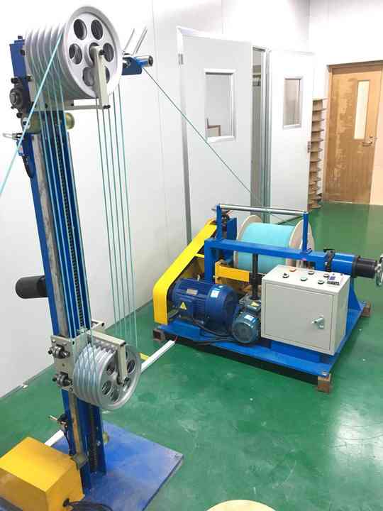 Qipang 1250 Dual/double Spool Take-up/Pay-off Machine Bobbin Winding ...
