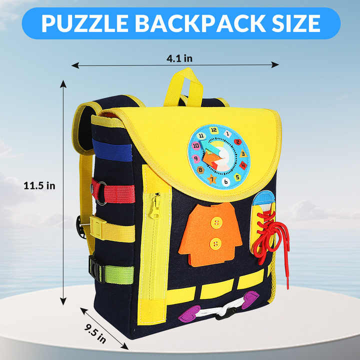 Montessori Educational Toys - Toddler Busy Backpack