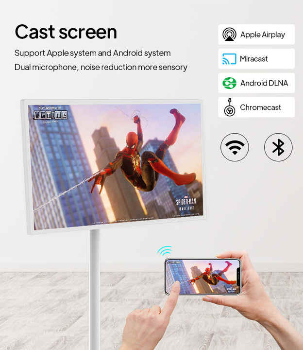 21.5 24 Inch Smart Tvs with in-Cell Touch Panels for Business