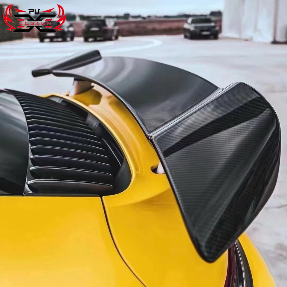 Dry Carbon Fiber Rear Spoiler Tail Wing for Porsche 911 992 Turbo S ...