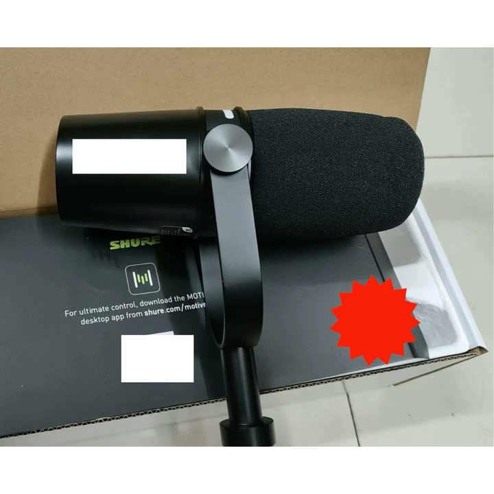MV7+ Podcast Dynamic Microphone Digital Pop Filter, Reverb Effects for ...