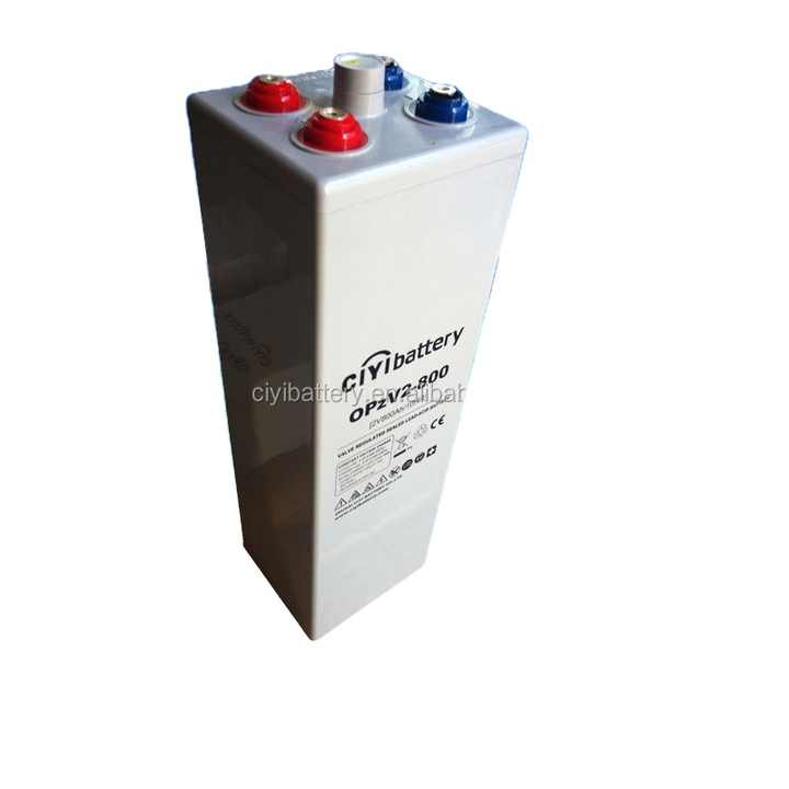 5500 Cycle Life at 70% DOD - 2V Opzv Battery 500ah-3000ah