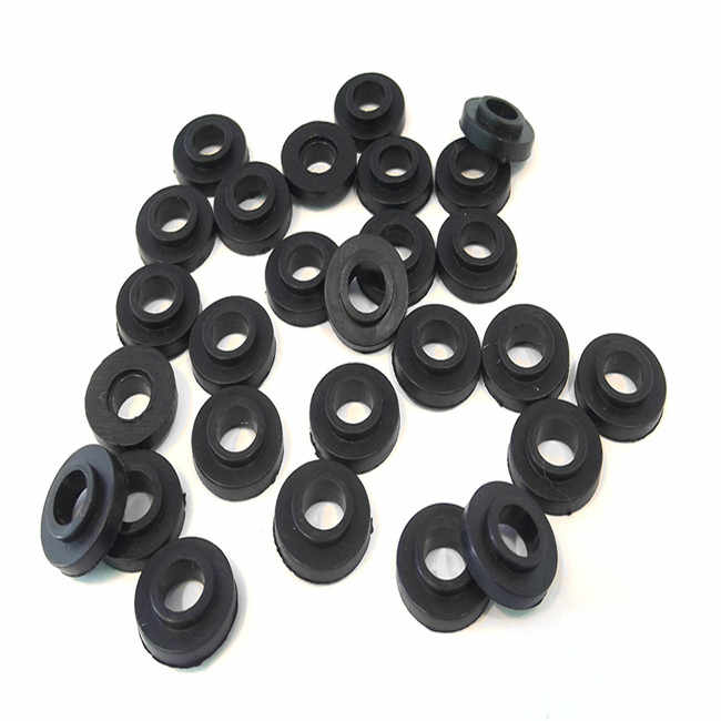 Black Plastic Top Hat Washers - Nylon Shoulder Washers