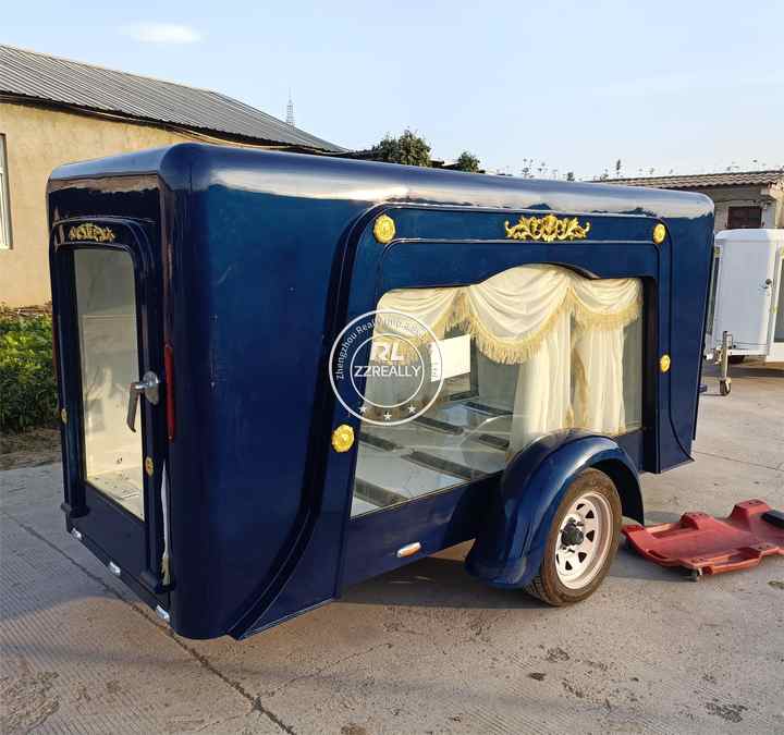 Funeral Hearse Trailer - Luxury Casket Carriage Style