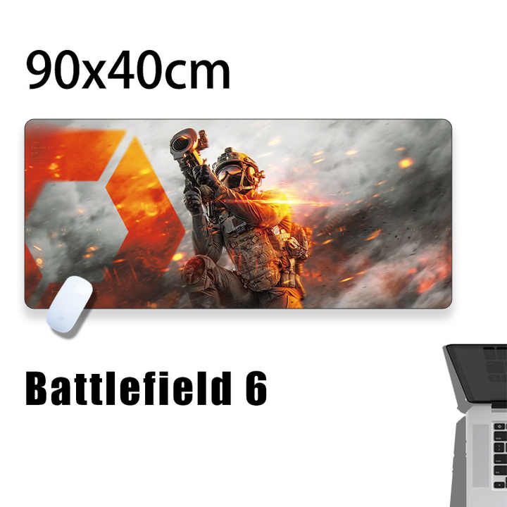 Anime Battlefield 6 Esports Mouse Pad - Large Smooth Desk Mat, Anti ...