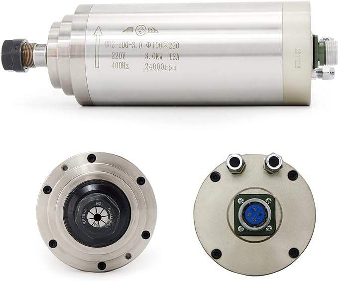 CNC Spindle Motor 4.5kW 380V/220V Water-Cooled High-Speed Spindle for ...