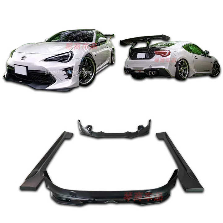 TRD Version Body Kit for Toyota GT86 - Lip Bumper Skirts