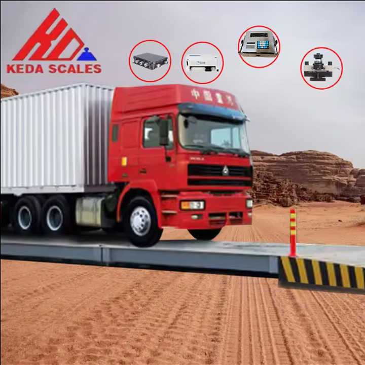 Keda Scales Truck Weight Scale 100ton Weigh Bridge Scale Heavy Duty Truck Weighbridge with ...