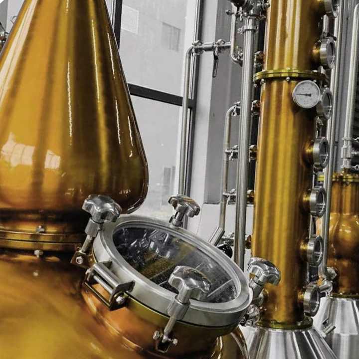 SUS304 and Copper Stills Alcohol Distiller Distillery Equipment Reflux ...