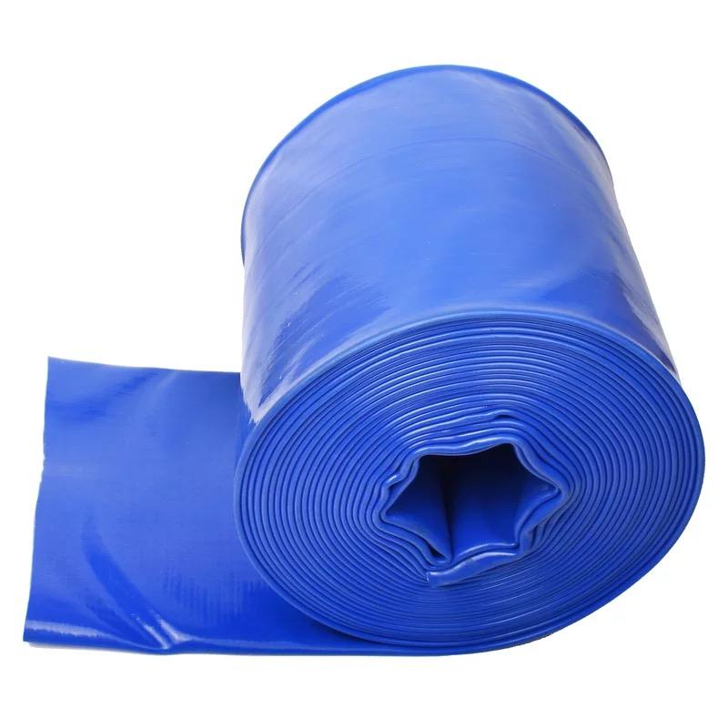 Multi-Purpose PVC Water Delivery Layflat Hose DurableExcellent Abrasion ...