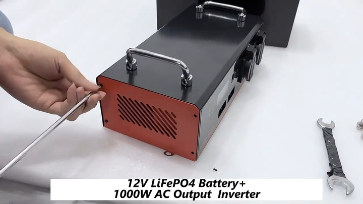 BYD 12V Lifepo4 Batteries with 1000W Inverter - Smart BMS