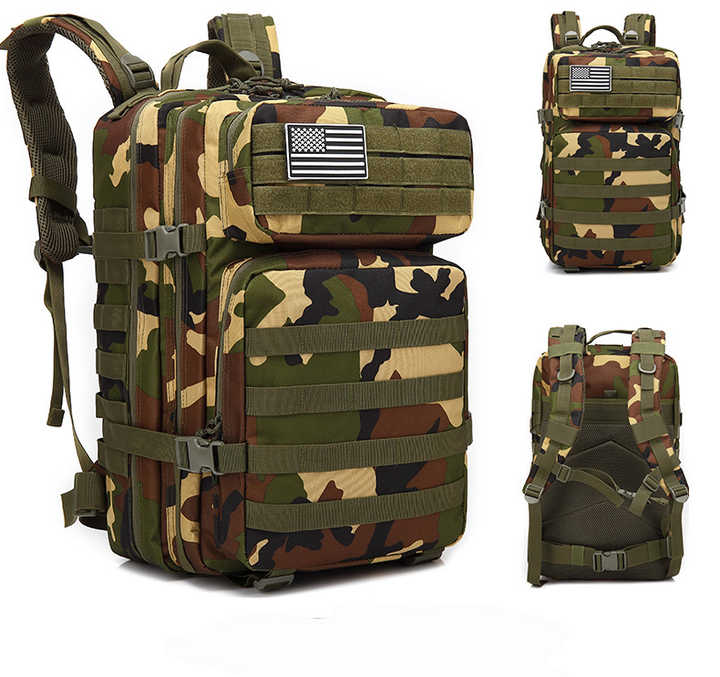 Tactical Backpack - Red Color Camo Laptop Compact Backpack