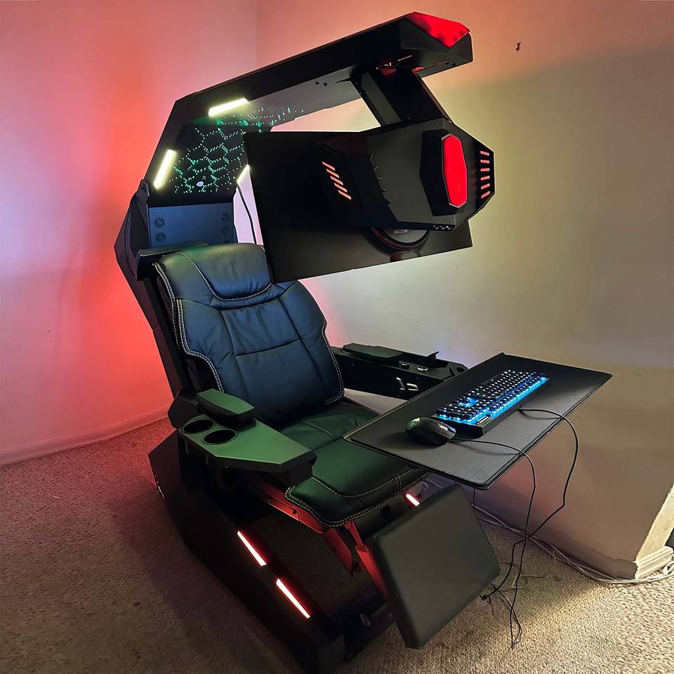 IW-R1 Pro Zero Gravity Recline Workstation Chair for VR & Gaming ...