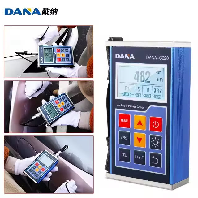 DANA High Accuracy Digital Thickness Meter Probe Automatic Recognition ...