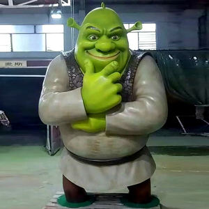 Customized Life Size Superhero Shrek Statue