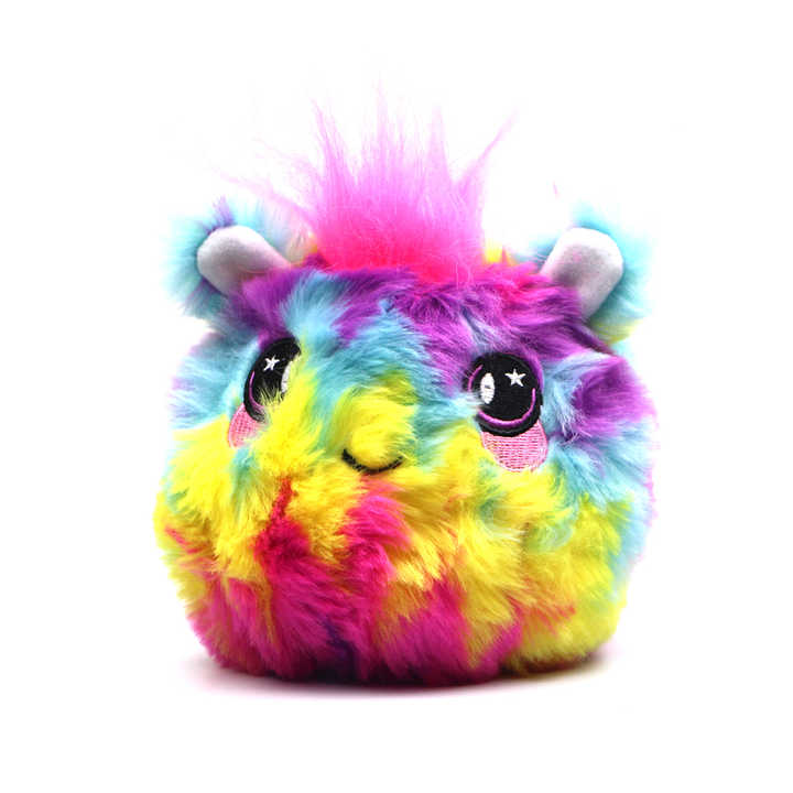 Custom Soft Foam Stuffed Embroidery PU Colorful Plush Toys for Ages 5 ...