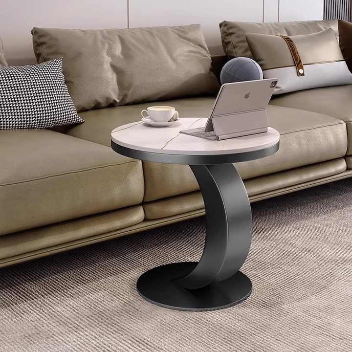Modern Luxury Marble Round Side Table Metal Coffe Side Tabledesign ...