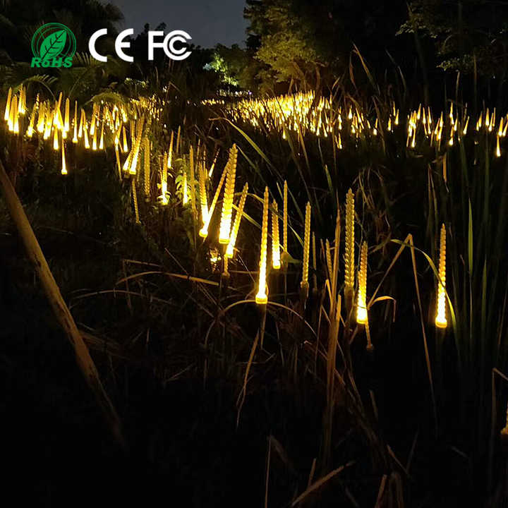 Solar Acrylic Wheat Ear Lamp - Durable Outdoor Decorative Light