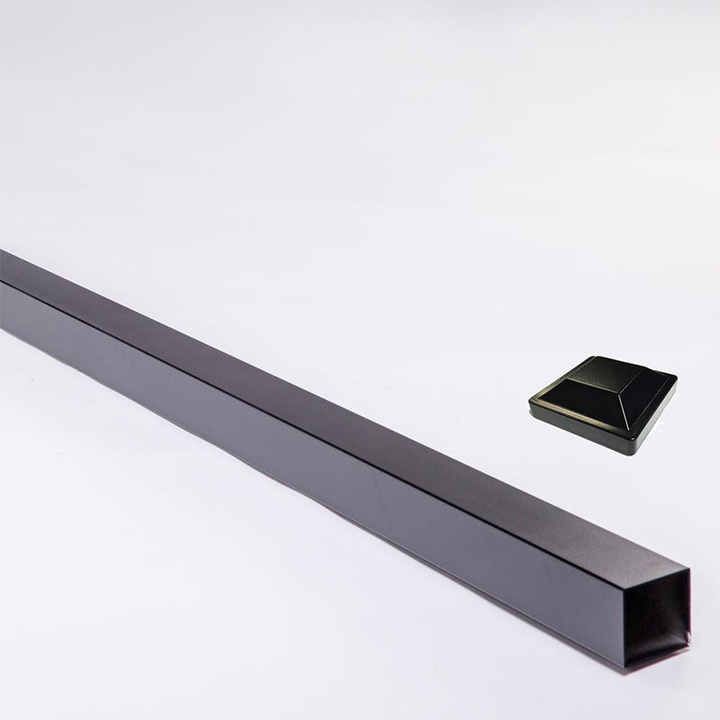 Aluminum Fence Post 50x50 Fence Post with Base Plate| Alibaba.com