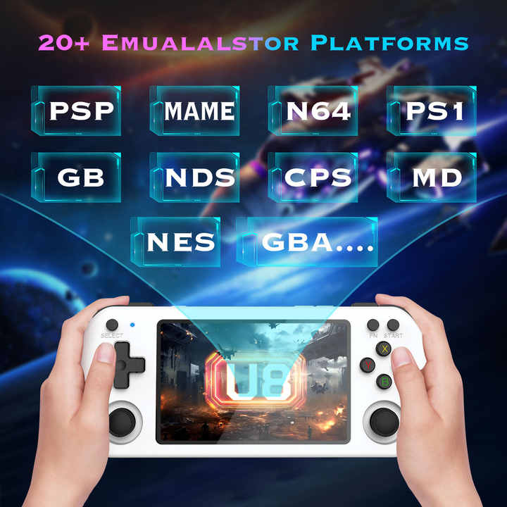 Handheld Game Console U8 - Retro Player with Linux System
