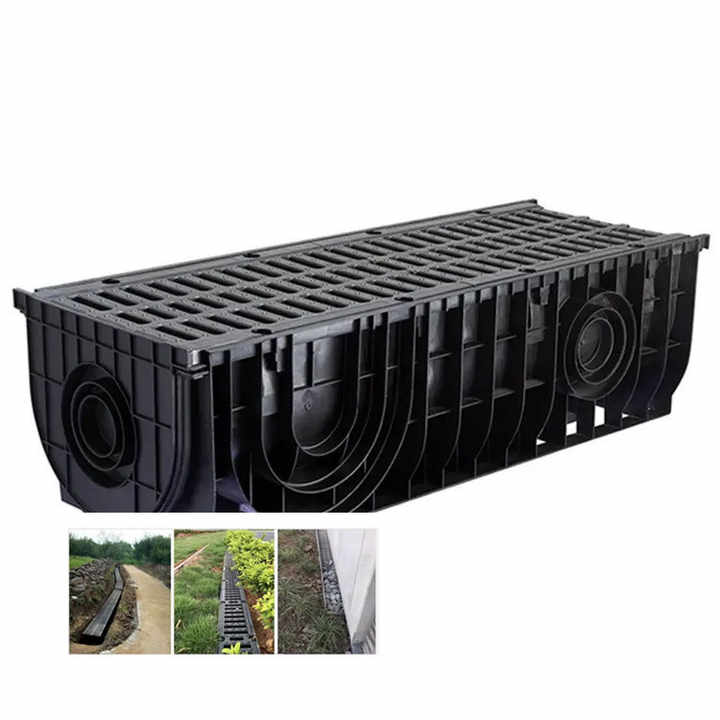 Plastic Gutter Rain System Drainage Channel for Construction