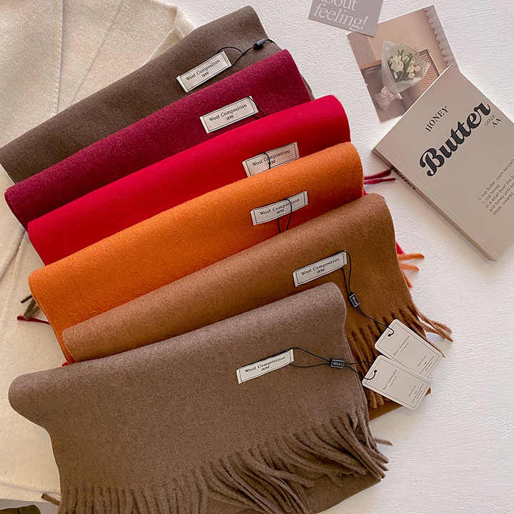 Korean Classic Design Autumn/Winter High-End Fashionable Pure Wool ...