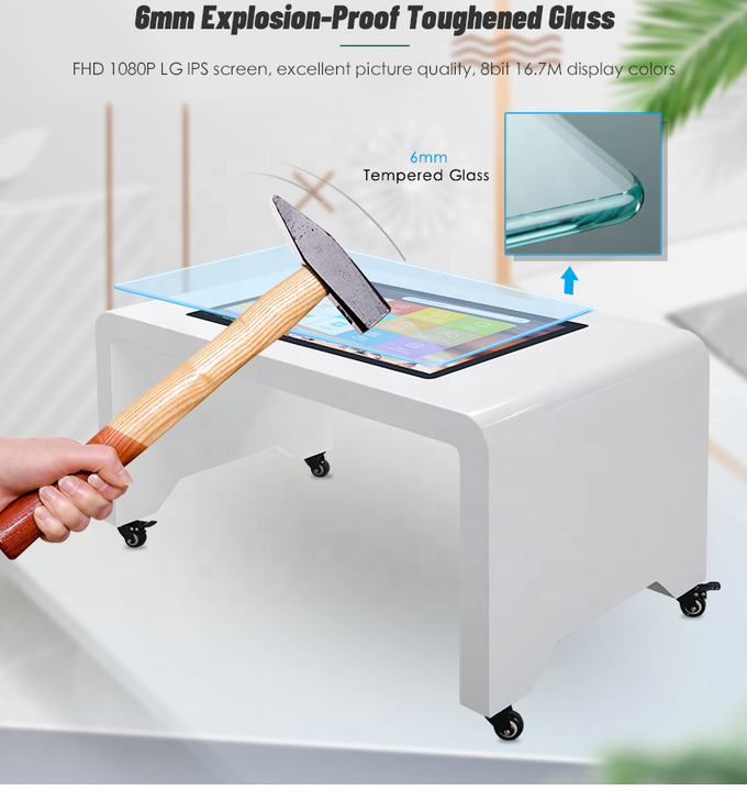 32 43 49 55 Inch Digital LCD Smart Interactive Multi Touch Screen ...