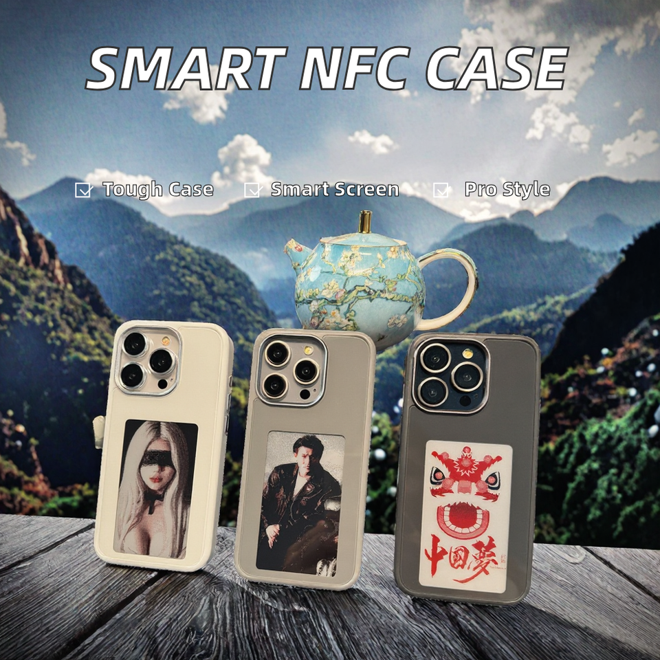 High Grade Smart E Ink Screen Display Shockproof Mobile Phone Case ...