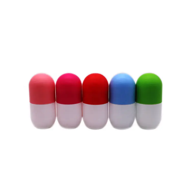 180ml HDPE Capsule Shaped Screw Cap Screen Printed Pill Tablet Plastic ...