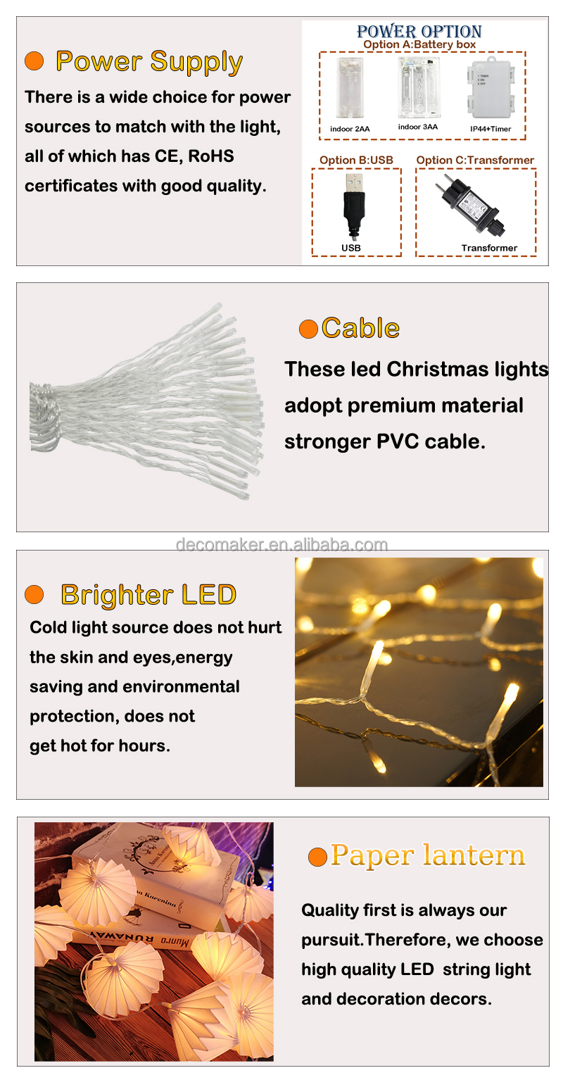DM22047 Paper lantern led string light-Taizhou Deco-Maker Arts and ...