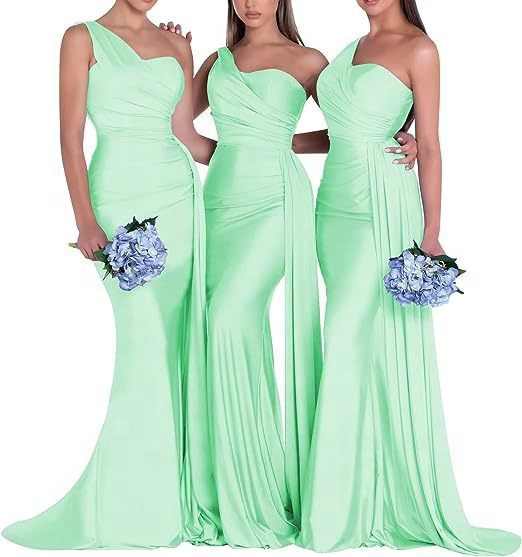 Champagne Sleeveless Bridesmaid Dresses & Maid of Honor Gowns