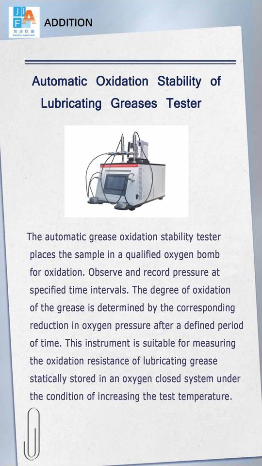 Laboratory Instruments Oxidation Stability for Equipment ASTM D942 ...