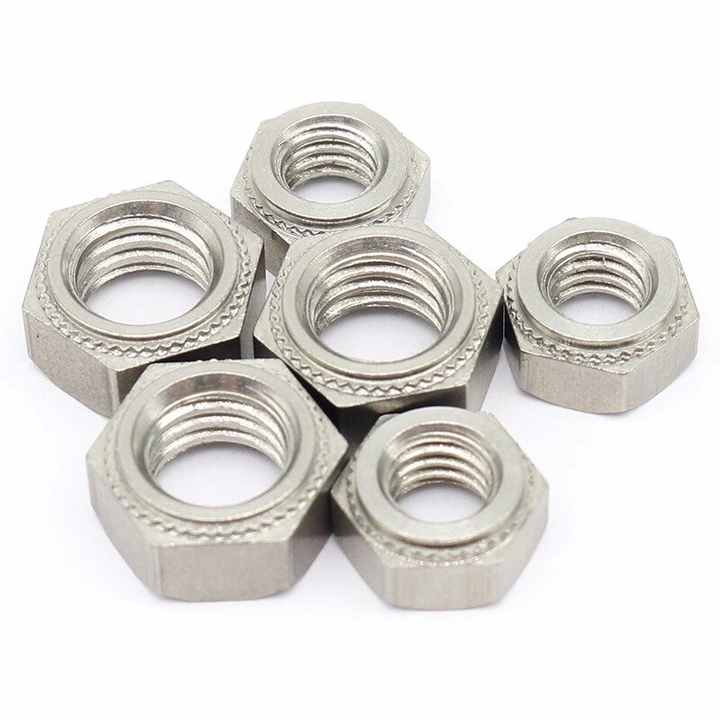 KLS/BOS/BOBS/Hexagonal Diagonal Teeth Stainless Steel Rivet Nut Nickel ...