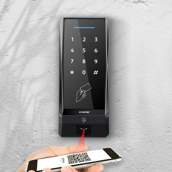 CT9 4G Access Control Keypad Door NFC Security Ethernet OSDP Controller ...