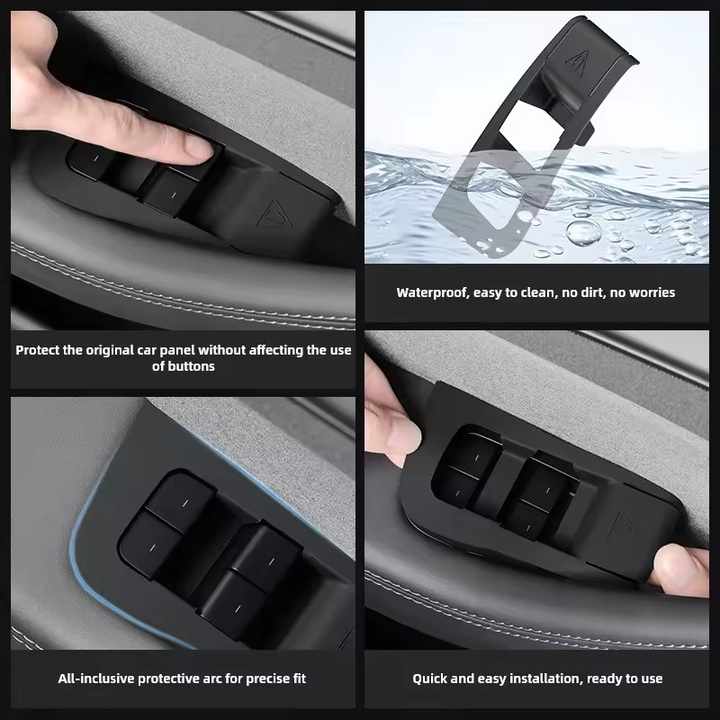 For Tesla Model Y Juniper 2025 Window Lifter Switch Buttons Silicone ...