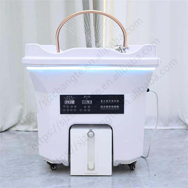 Portable Modern Japanese Head Spa Tank Durable Mobile Waterfall Basin ...