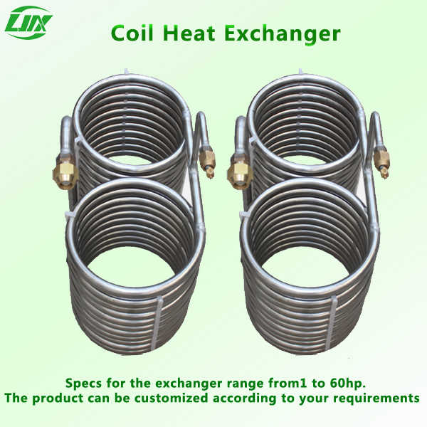 CE Standard Condenser Coil Evaporator Coil Spiral Heat Exchanger Pure ...