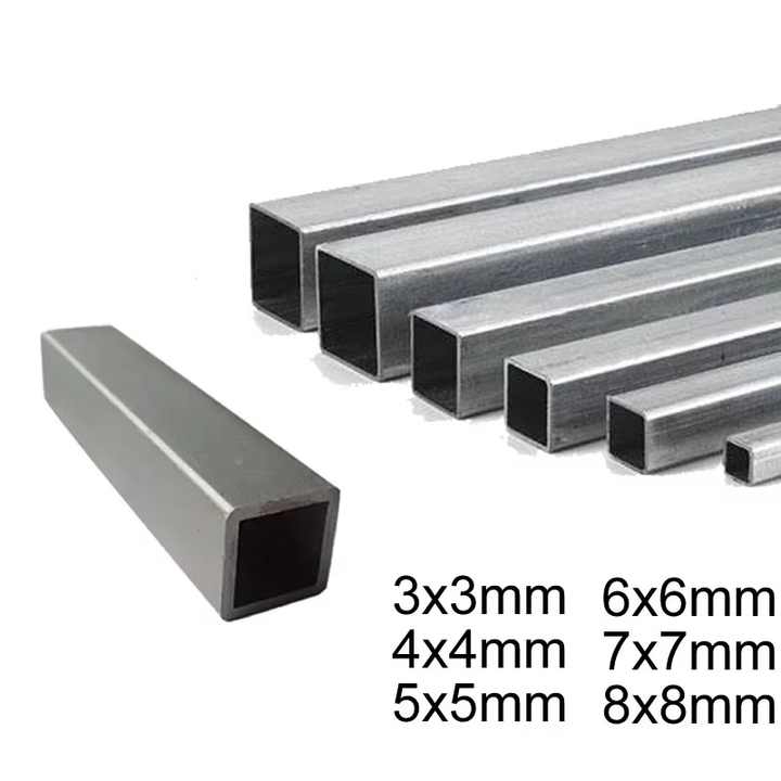 304 Stainless Steel Small square Tube Pipe Hollow square Steel Rod ...