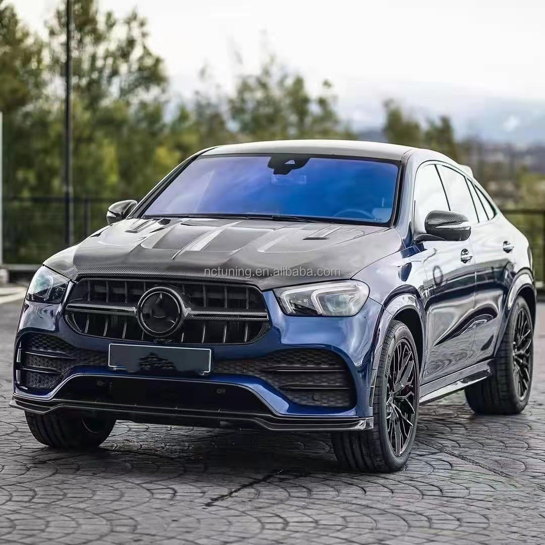 GLE Coupe LART Style Carbon Fiber Hood for 2019-2022 Mercedes GLE C167 ...