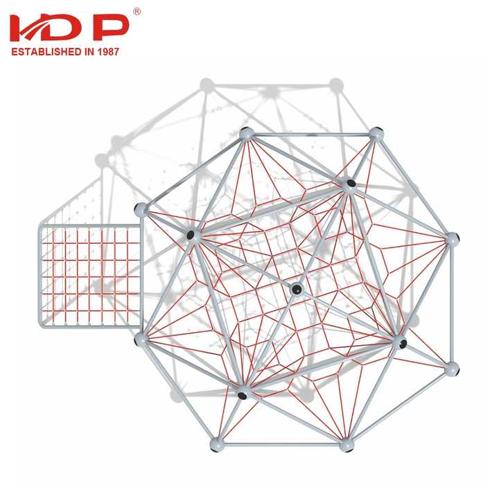 Safe and Fun Outdoor Play - HUADONG Swing Reinced Jungle Pyramid