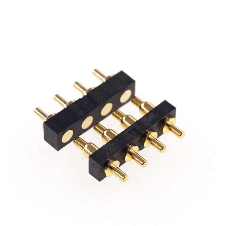 SIP Spring Loaded Header Connector 2.54 mm Pitch Through Hole Straight ...