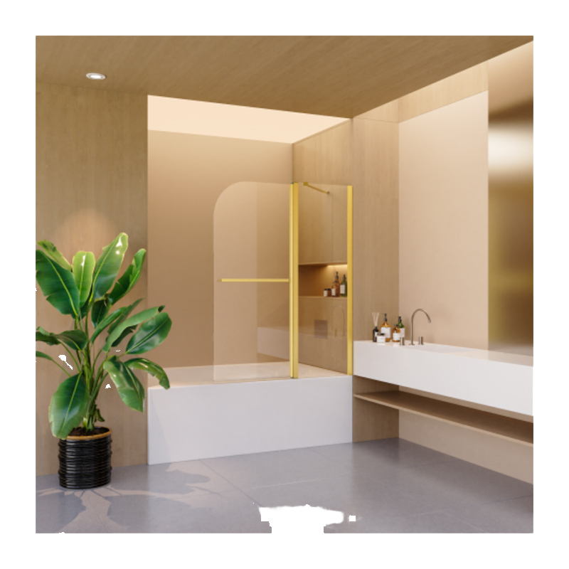 Modern Simple Design Ultra-narrow Sliding Glass Partition Porta Shower ...