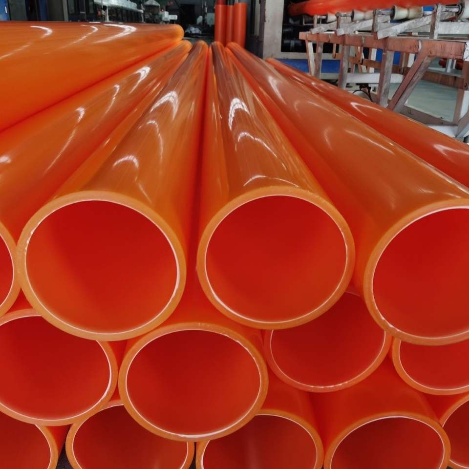 MPP Electrical Conduit Lightweight Orange Cable Protection Pipe High ...