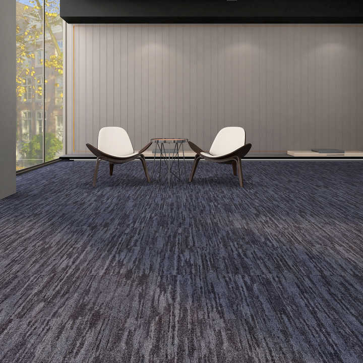 Luxury Modern Office Carpet Tile 50x50 Square PP Nylon Jacquard ...