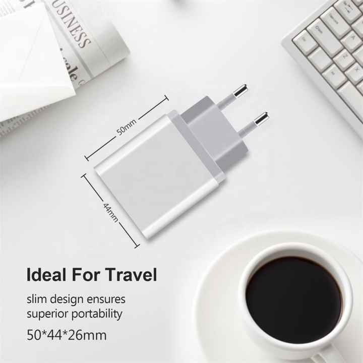 Universal 5V 2.4A 3 USB Travel Charger Adapter Wall Portable EU Plug Mobile Phone Smart Charger ...