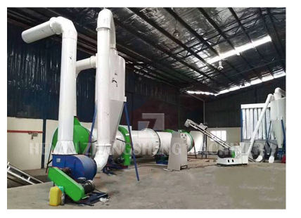 3 Tons Per Hour Wet Rotary Biomass Conveyor Pneumatic Ring Dryer ...
