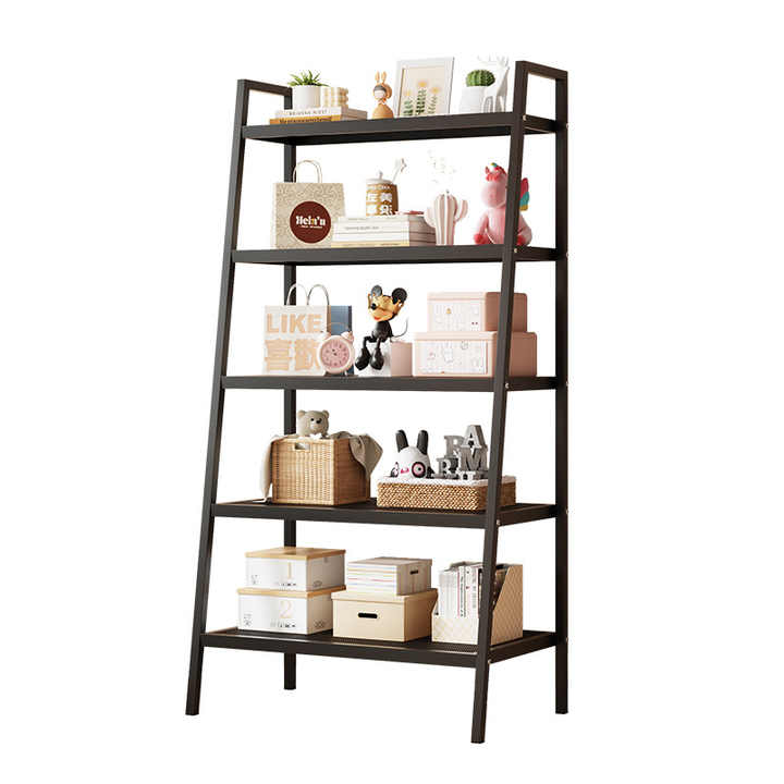 Morgie Home 4-Tier Metal Steel Living Room Storage Rack Shelves ...