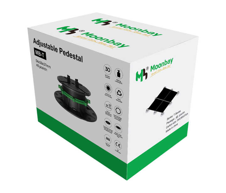 Moonbay Adjustable Deck Support Roofing Tile Pods MB-T0-E